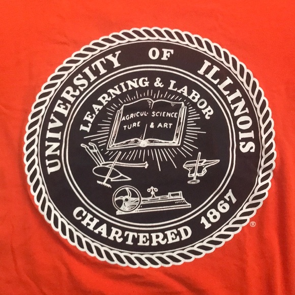 Tops | University Of Illinois Urbana Champaign Tshirt | Poshmark